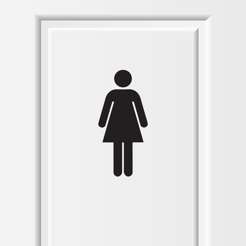 WC Sticker Vrouw - Voordelige & Mooie Toilet Stickers! (Tip)