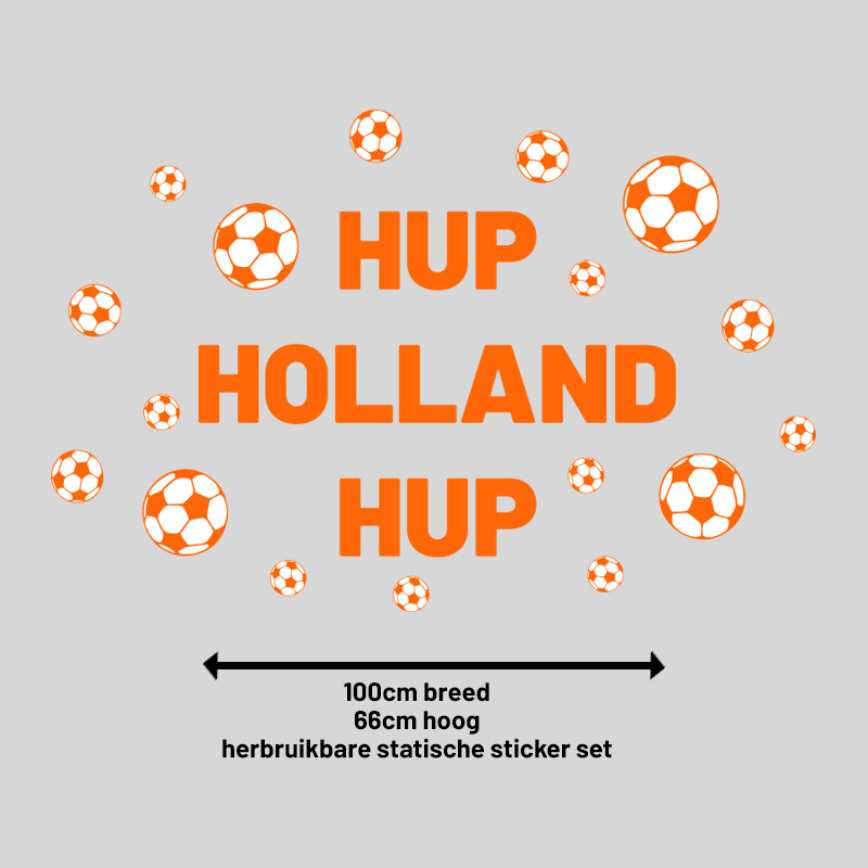 Raamsticker EK of WK voetbal statisch - Herbruikbare stickers ...